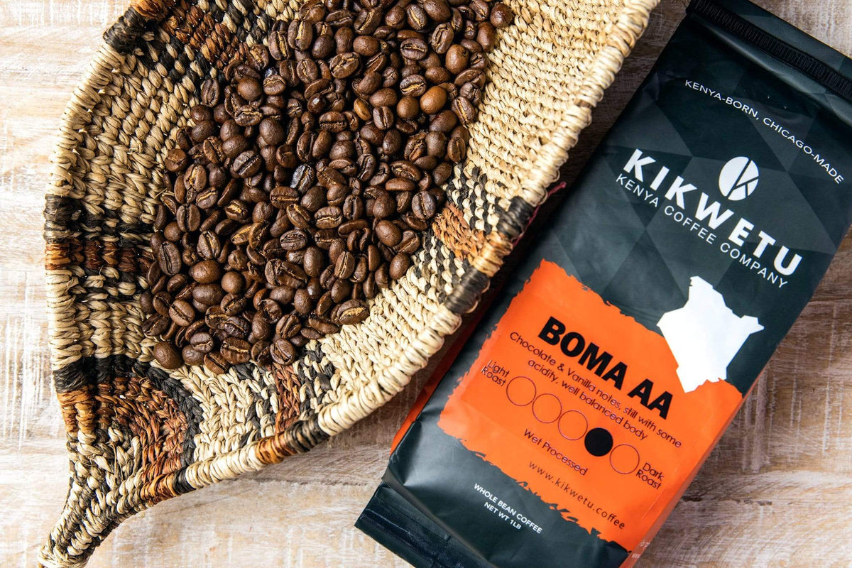 1 lb Single Origin Quality Kenyan Coffee Beans - Medium Dark Roasted in ...